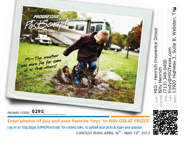Win $1000 for Your Photos with Progressive's PostScript Photo Contest